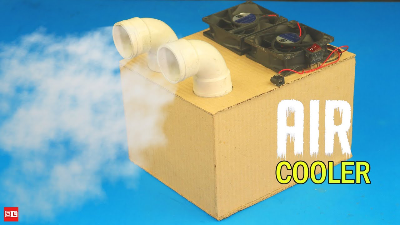 How To Make Powerful Mini Air Cooler At Home Diy Air Conditioner