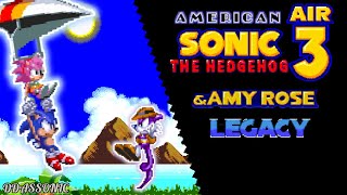 American Sonic 3 Amy Rose Legacy Edition Remake Sonic 3 A I R Mod Ddas ...