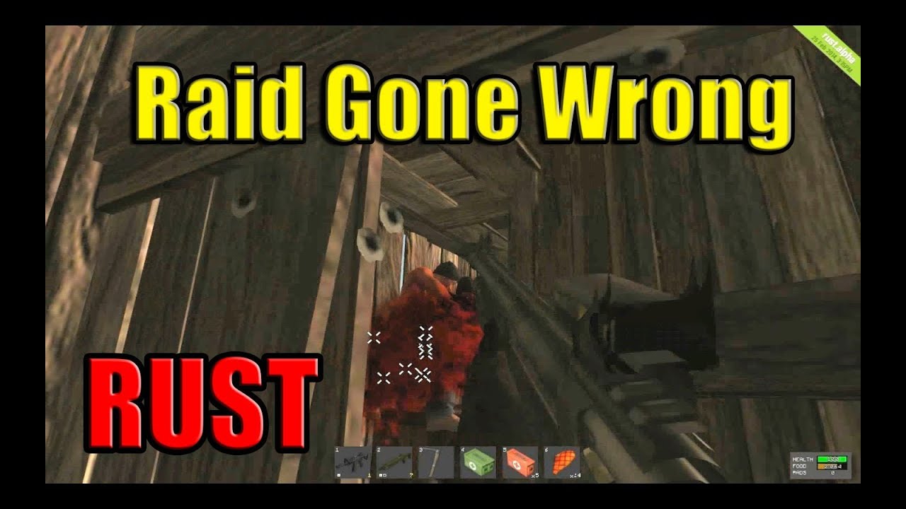 Rust Raid Gone Wrong Walled In Youtube