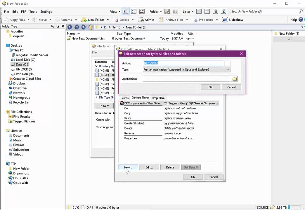 Adding Context Menu Commands In Directory Opus Youtube