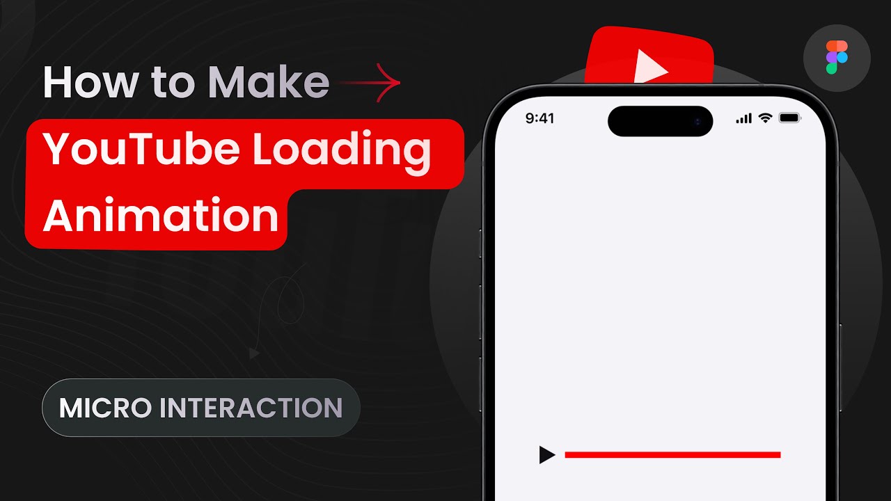 How To Make Youtube Loading Animation Micro Interactions In Figma