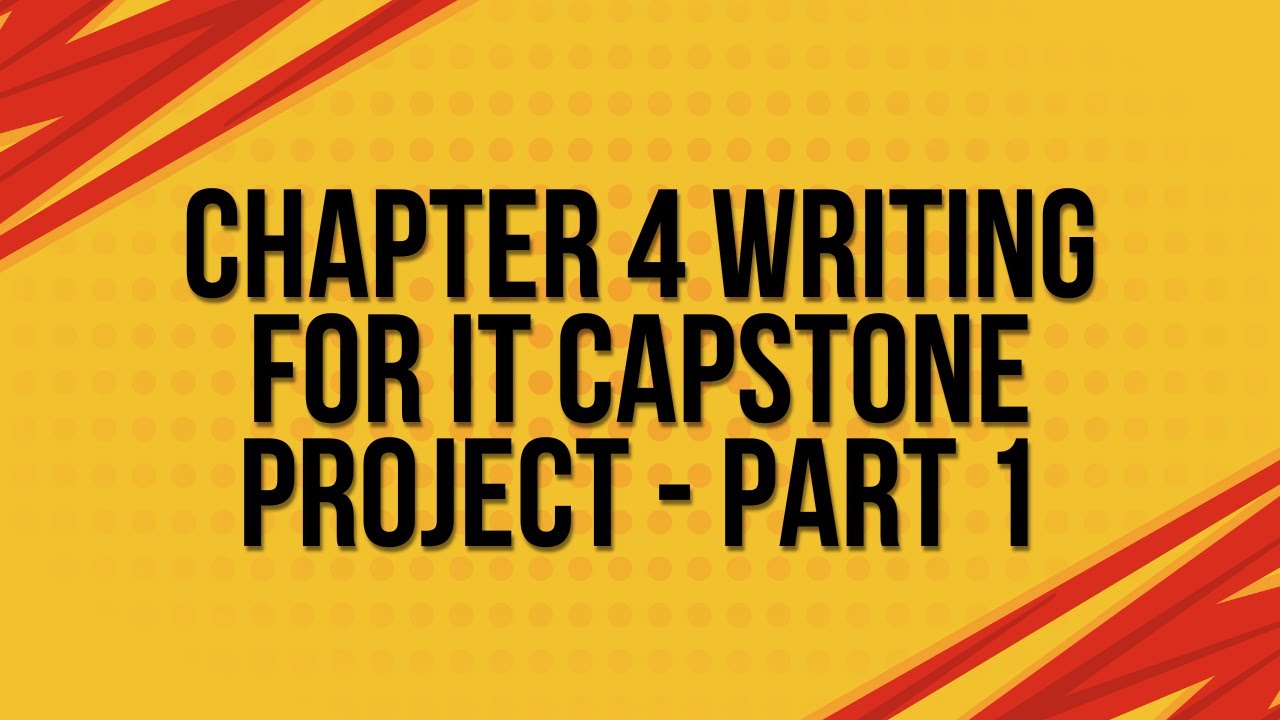 Writing Chapter 4 For It Capstone Project Results Discussion Part