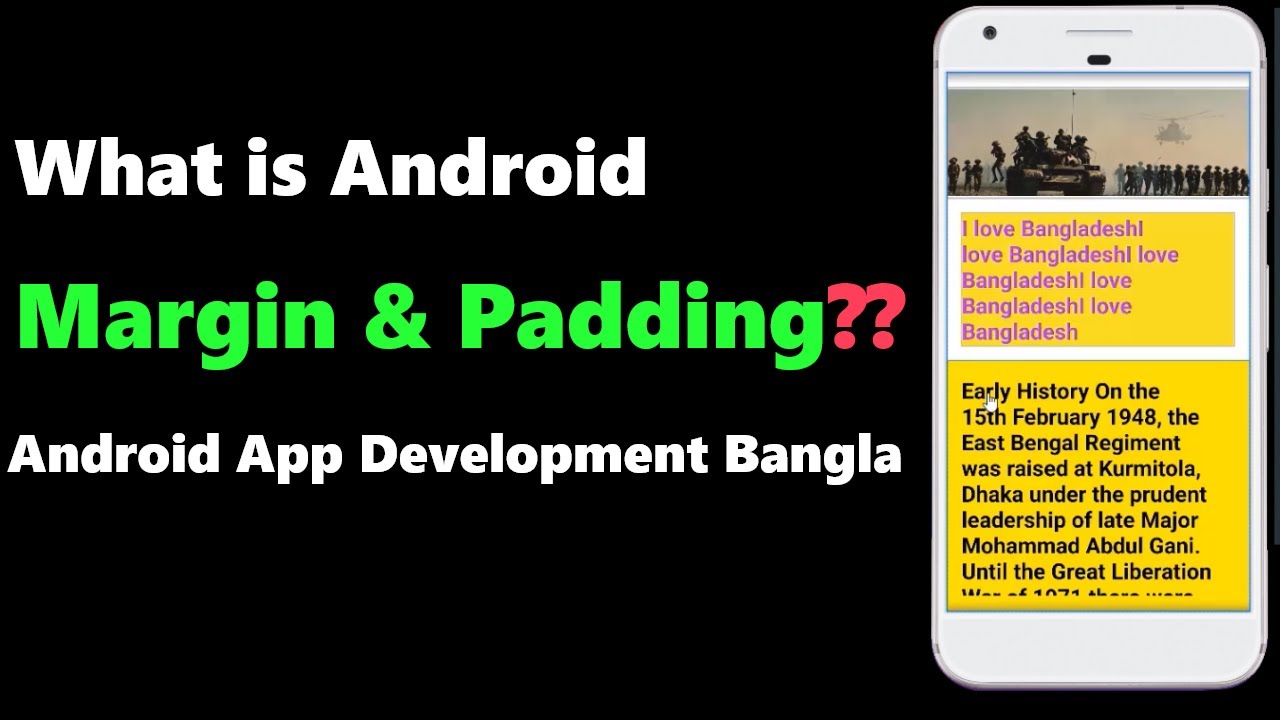 What Is Android Margin And Padding Beginner To Advanced Android App