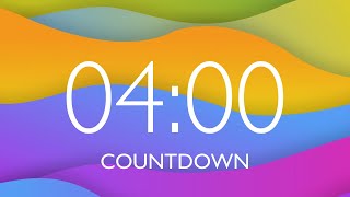 4 Minute Timer With Pop Music Popnable