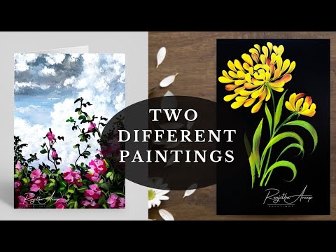 Top 2 Paintings Super Easy Nature Painting Art Youtube
