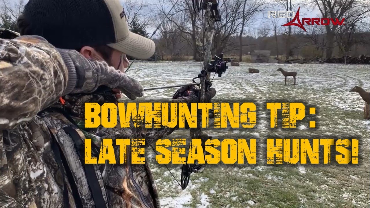 Bowhunting Tip Late Season Archery Practice Youtube