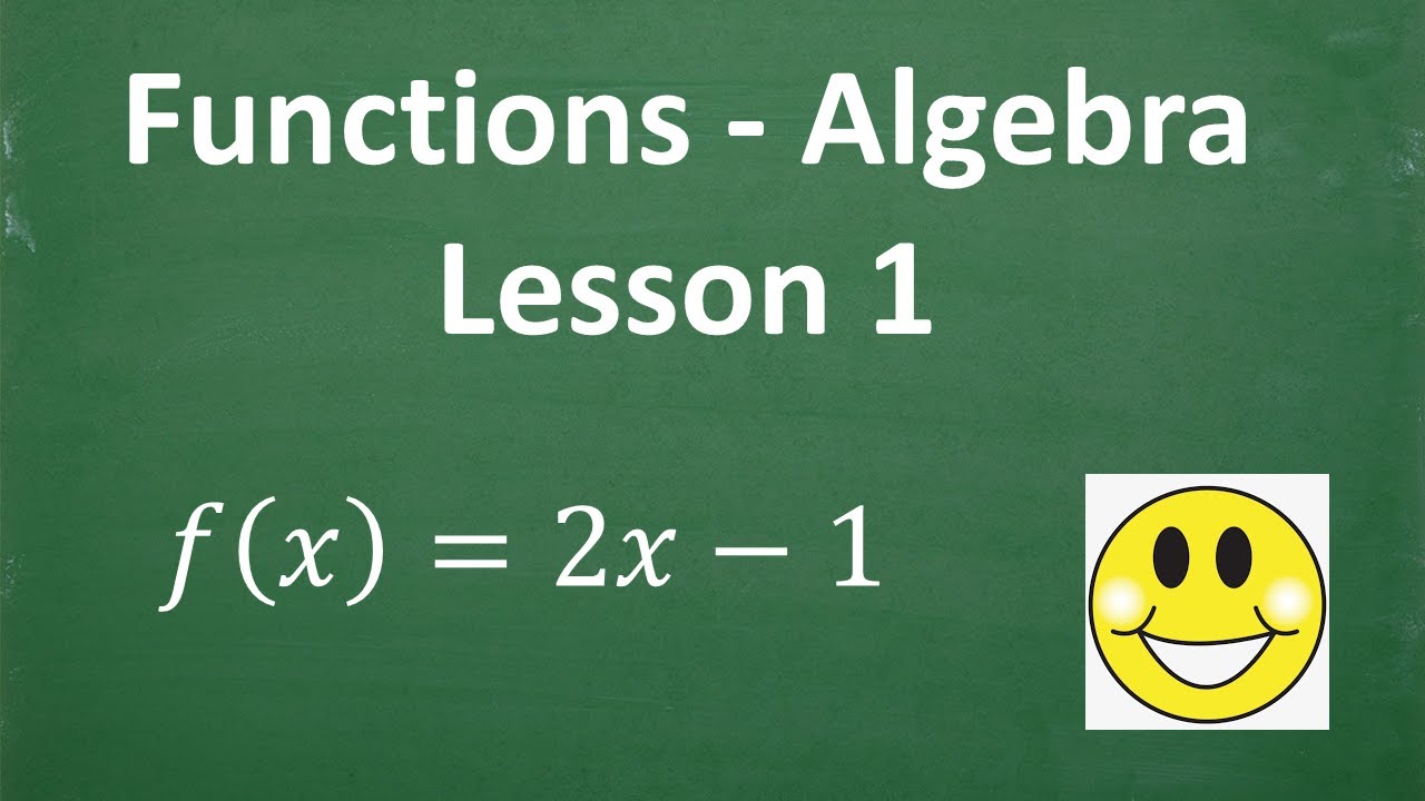 Functions Lesson 1 Youtube