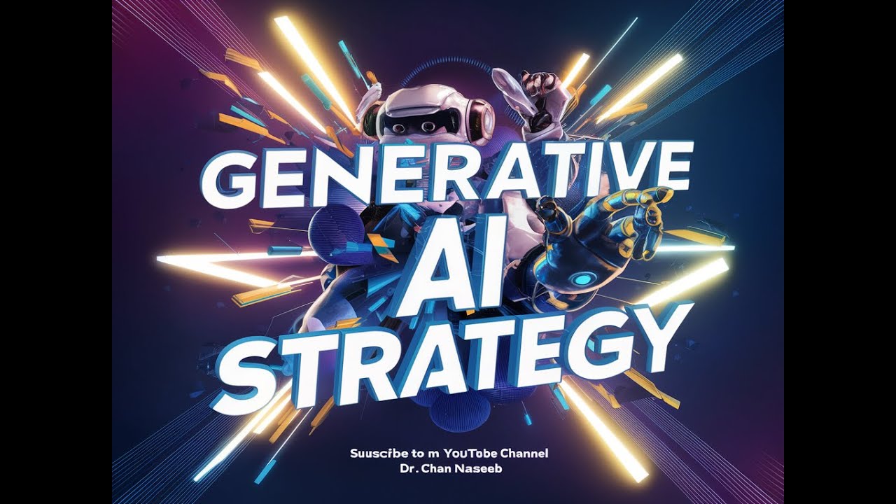 Generative Ai Strategy Dr Chan Naseeb Generativeai Strategy Youtube
