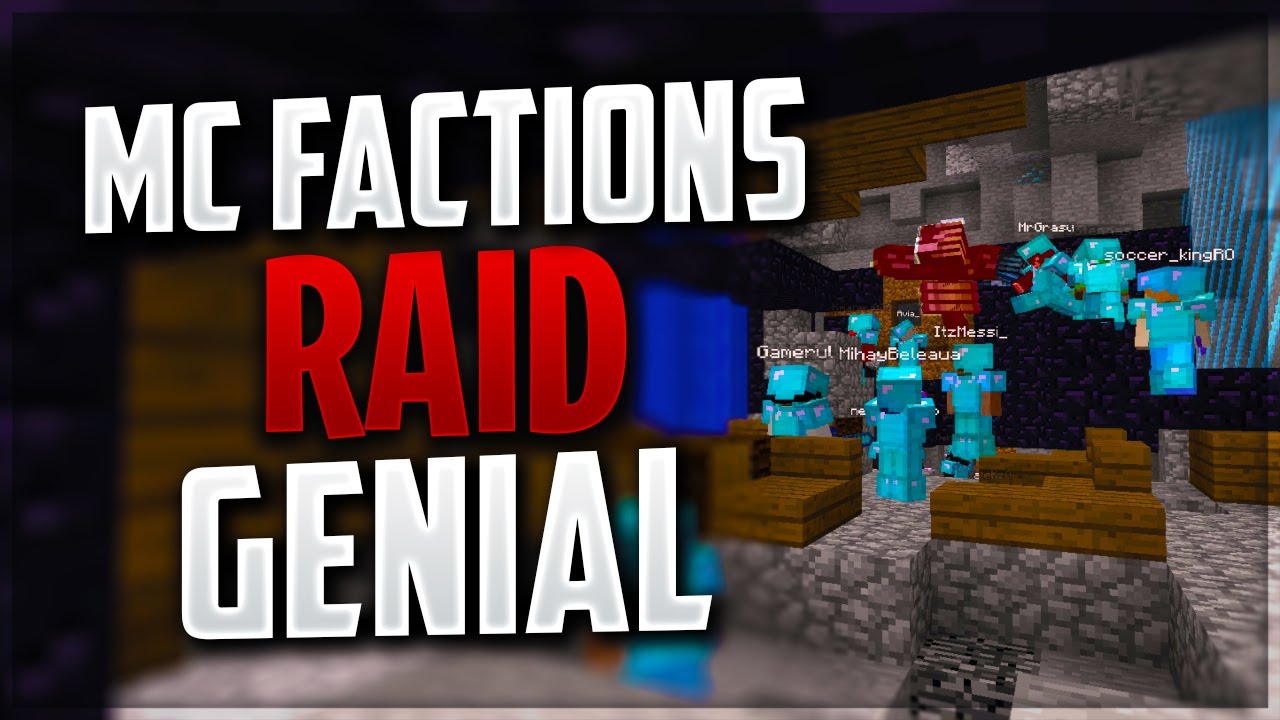 Minecraft Factions Epic Raid Genial Episodul 3 Minecraft Romania