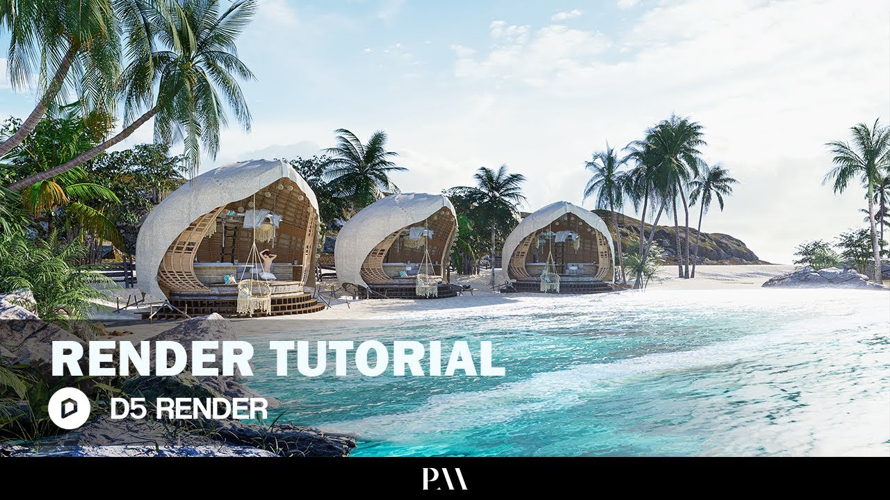 Learn With Me D5 Render Tutorial Exterior Scene 09 Youtube