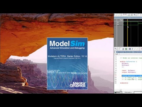 Modelsim Tutorial Write Complie And Simulate Verilog