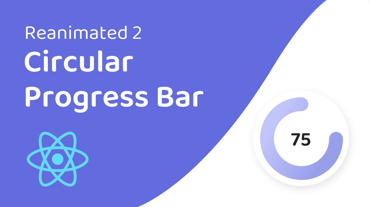 Circular Progress Bar Animation In React Native Reanimated 2 Youtube
