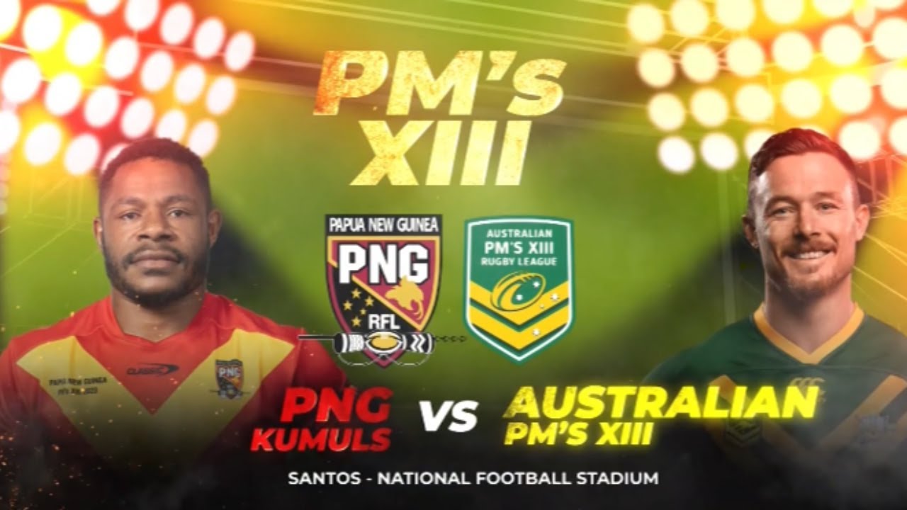 Png Kumuls Vs Australian Pm S Xiii Prime Minister S Xiii Match