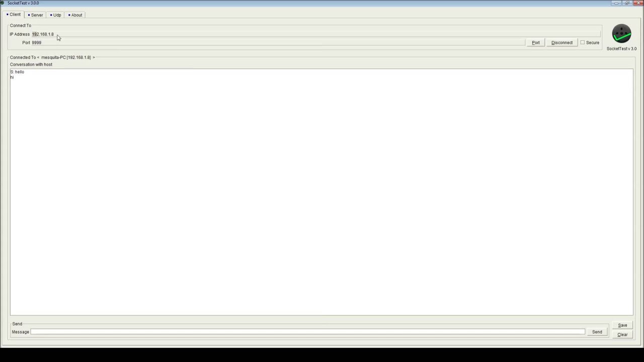 Testing Sockets Youtube