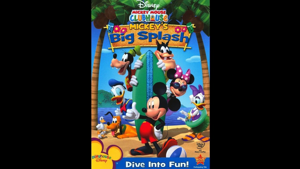 Opening To Mickey Mouse Clubhouse Mickey S Big Splash 2009 Dvd Youtube