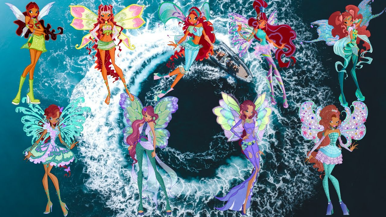 Winx Club Aisha Layla Ranking Transformation Youtube