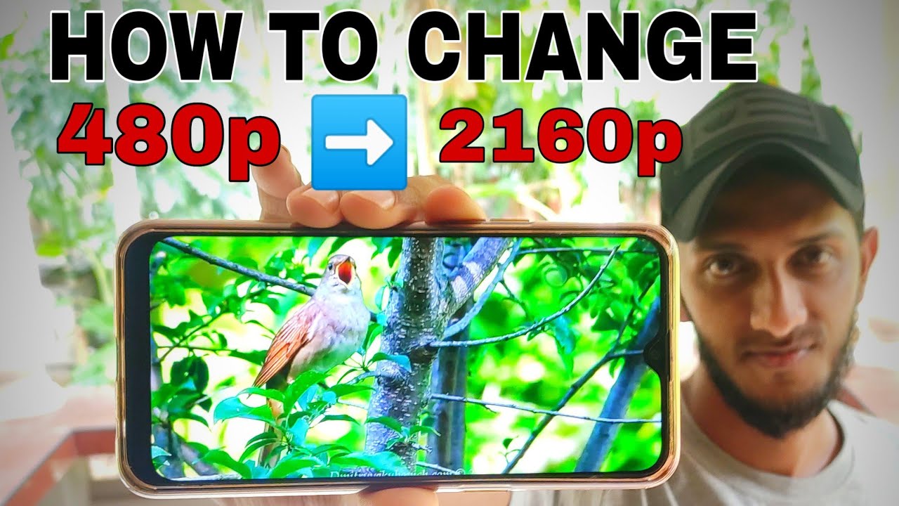 How To Change Video Quality From 480p To 2160p In Youtube Mobile Youtube