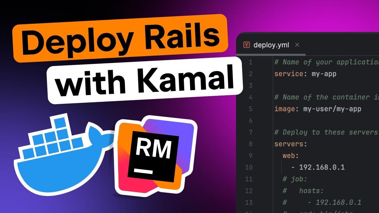 How To Deploy A Rails App With Kamal Youtube