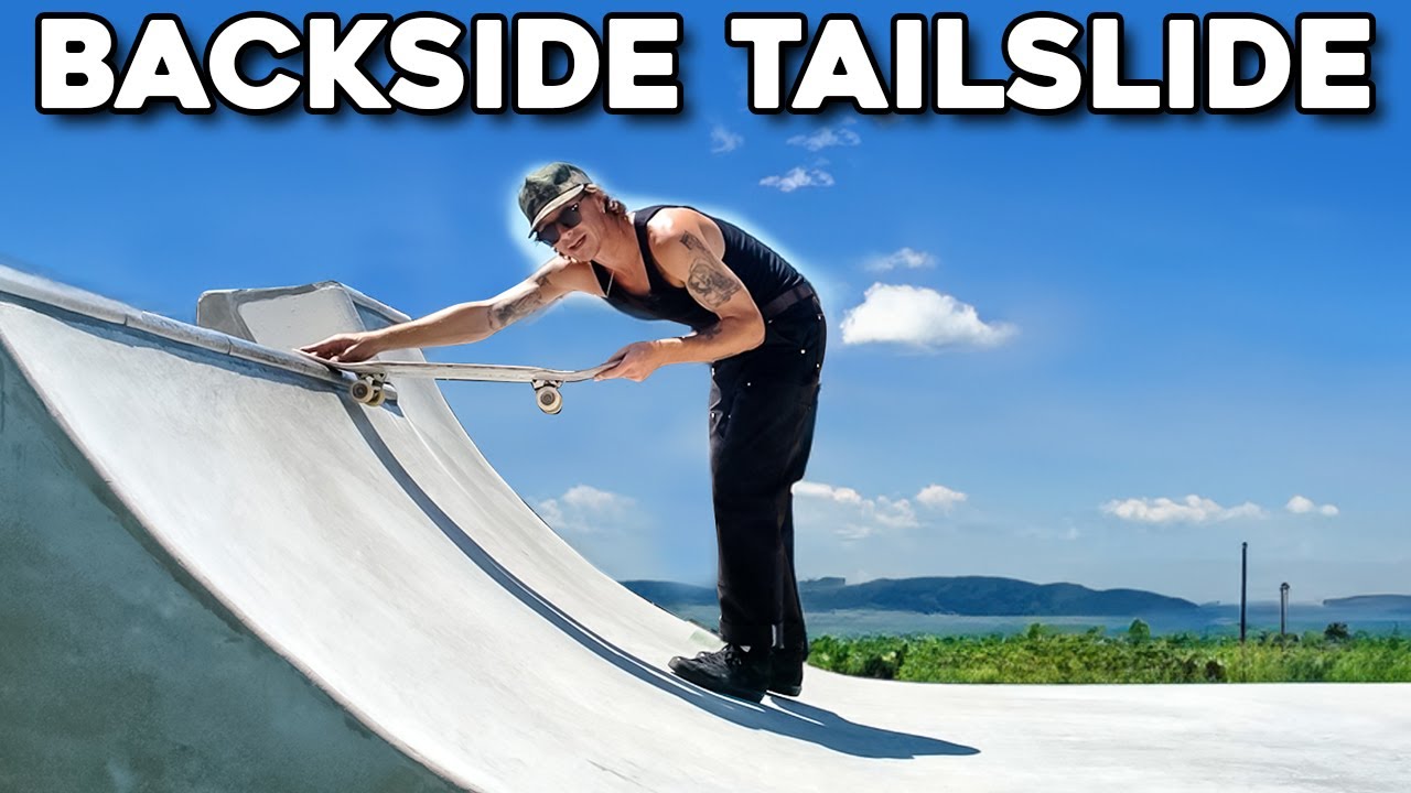 How To Backside Tailslide Mini Ramp Youtube