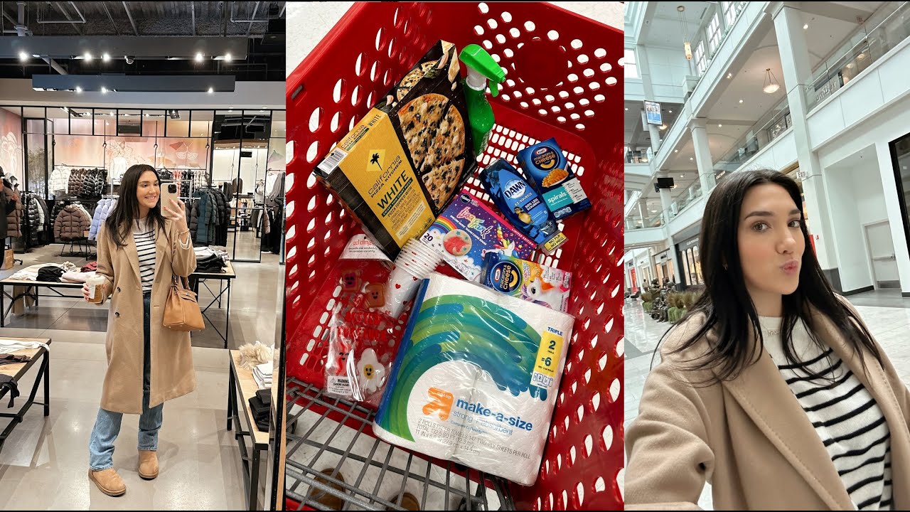Vlog Spending Time Alone Target Haul Mall Day Shopping Vlog