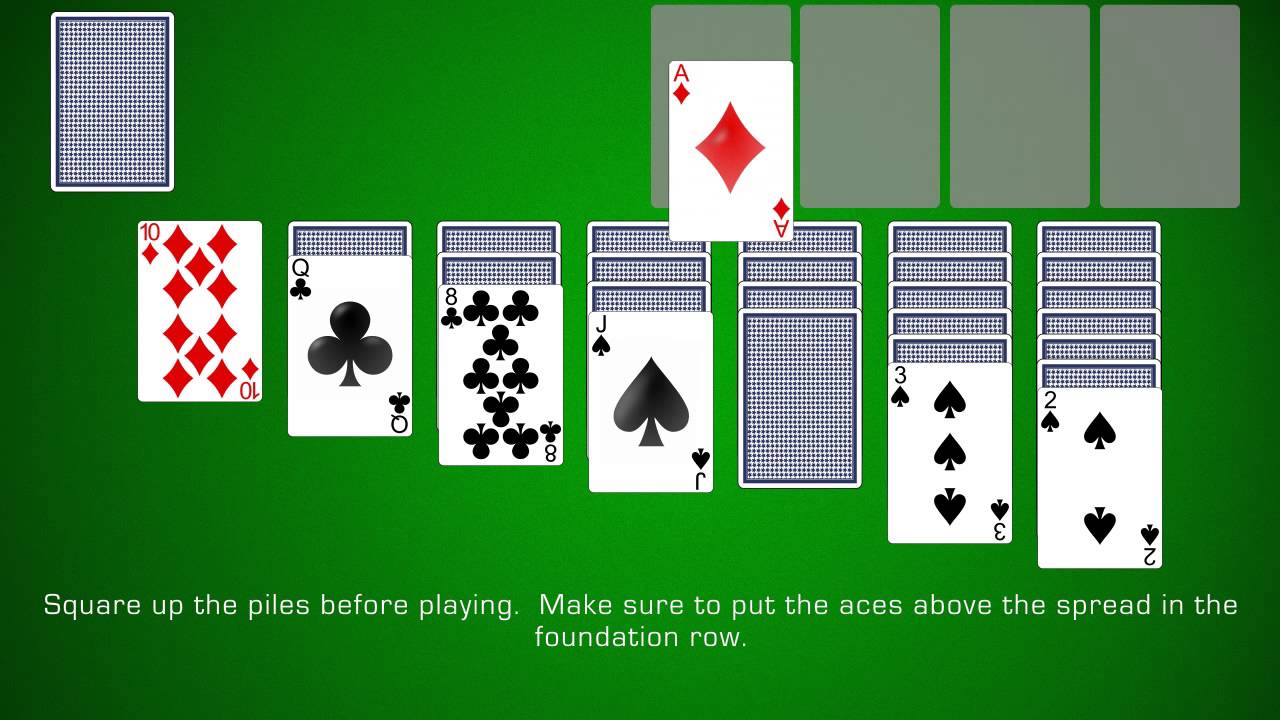 How To Play Klondike Solitaire Youtube