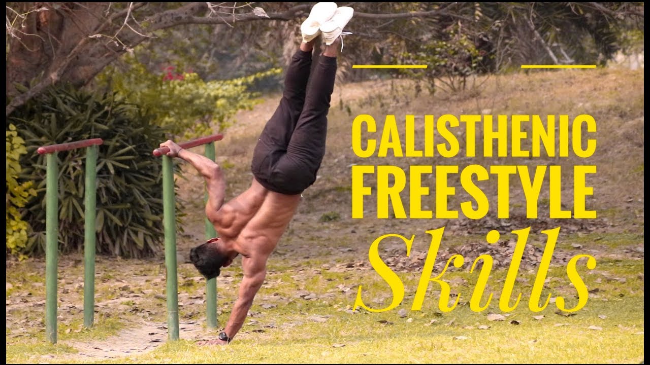 Calisthenic Freestyle Skills Parallel Bar Workout Workout