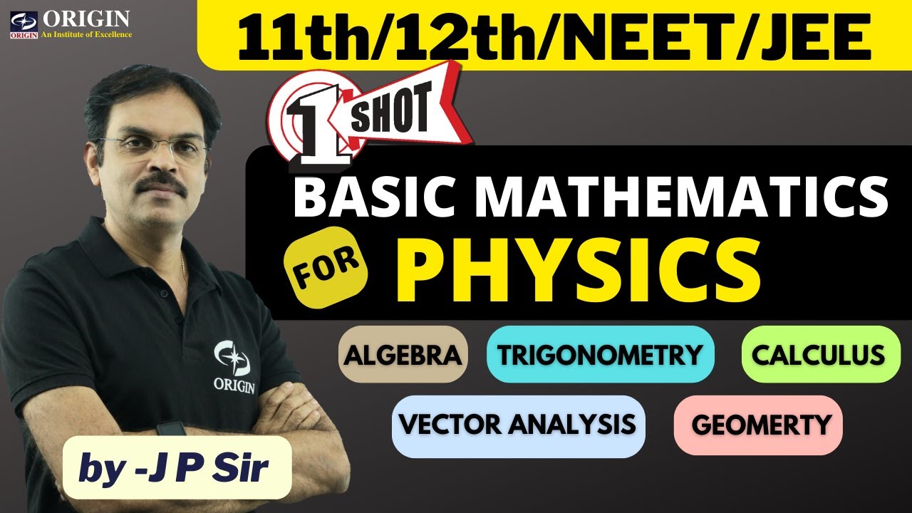 Basic Mathematics For Physics Class 11th 12th Neet Iit Jee Youtube