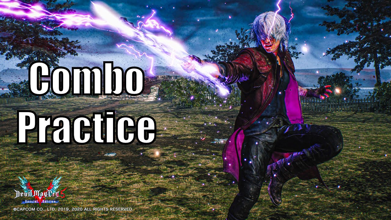 Devil May Cry 5 Dante Combo Practice Youtube