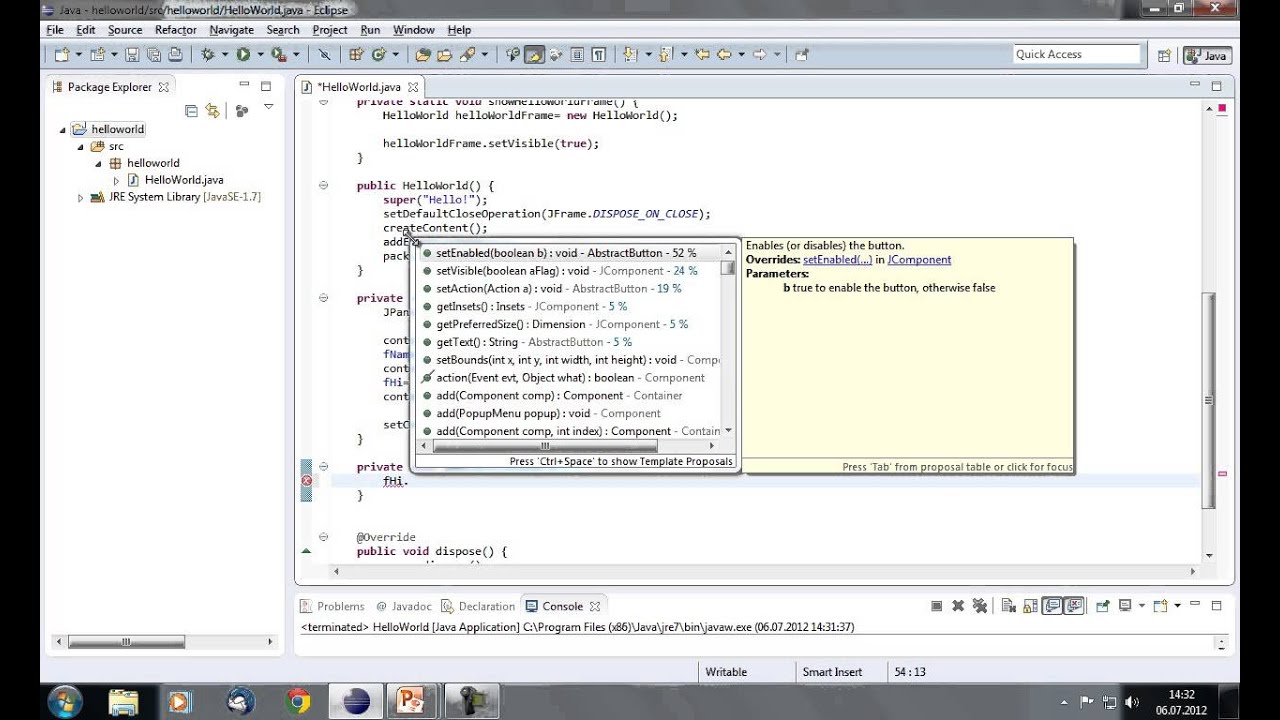 Java Swing Grundlagen Youtube