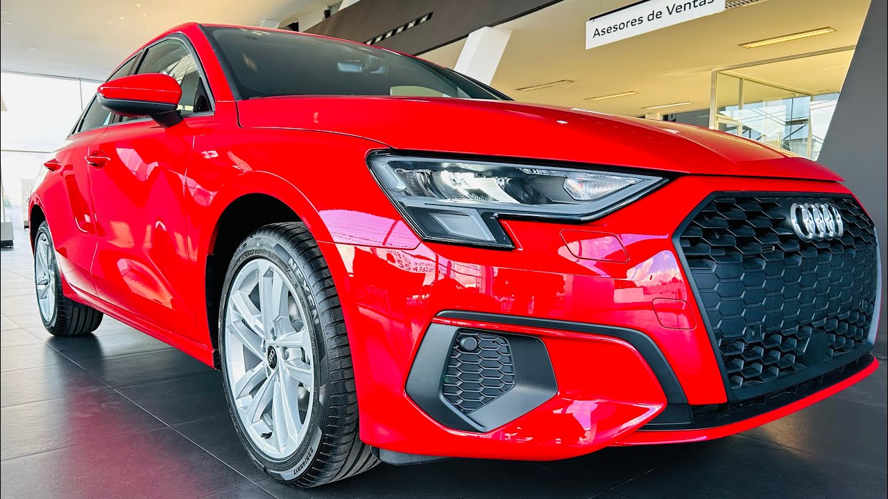 En Exhibición Nuevo Audi A3 Dynamic 2024 Color Rojo Tango Youtube