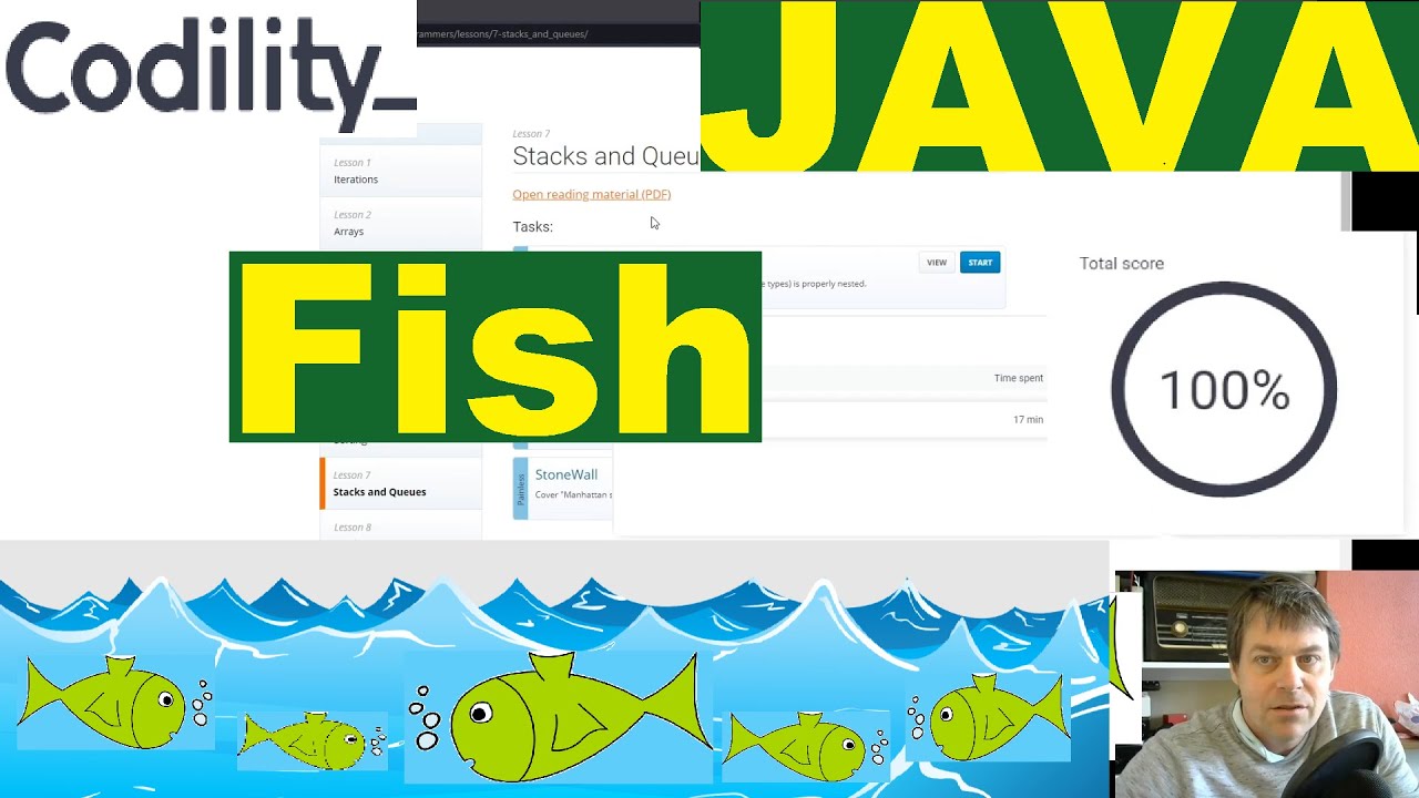 Codility Fish Solution Youtube