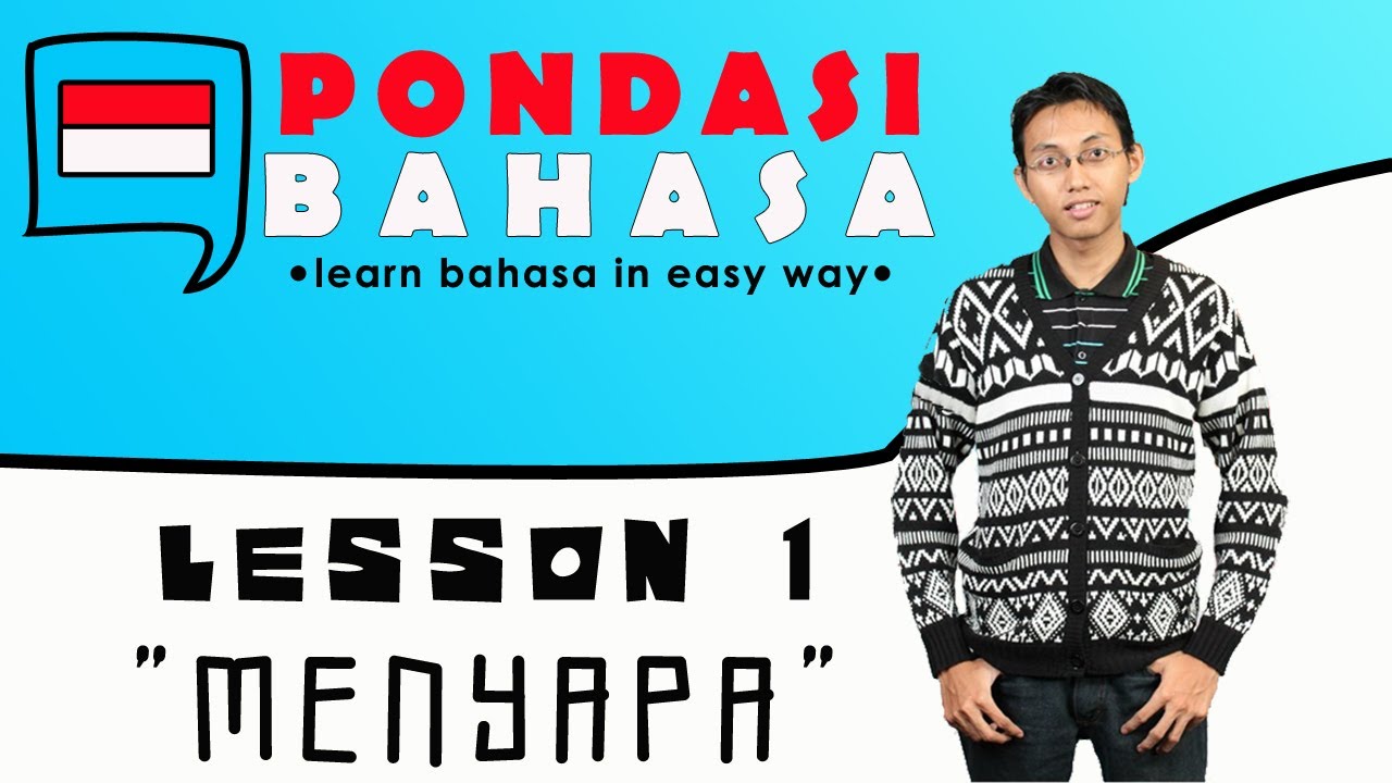 Learn Bahasa Indonesia Lesson 1 Menyapa Youtube