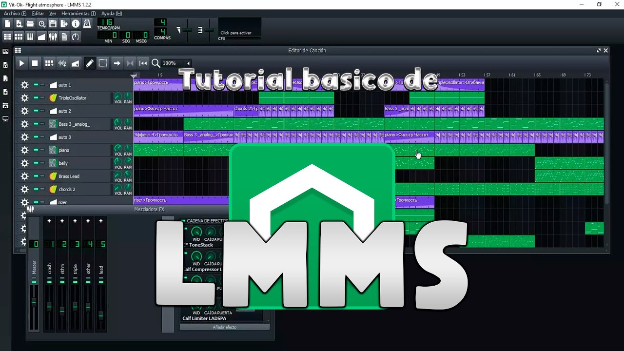 Tutorial Básico De Lmms 1 Youtube