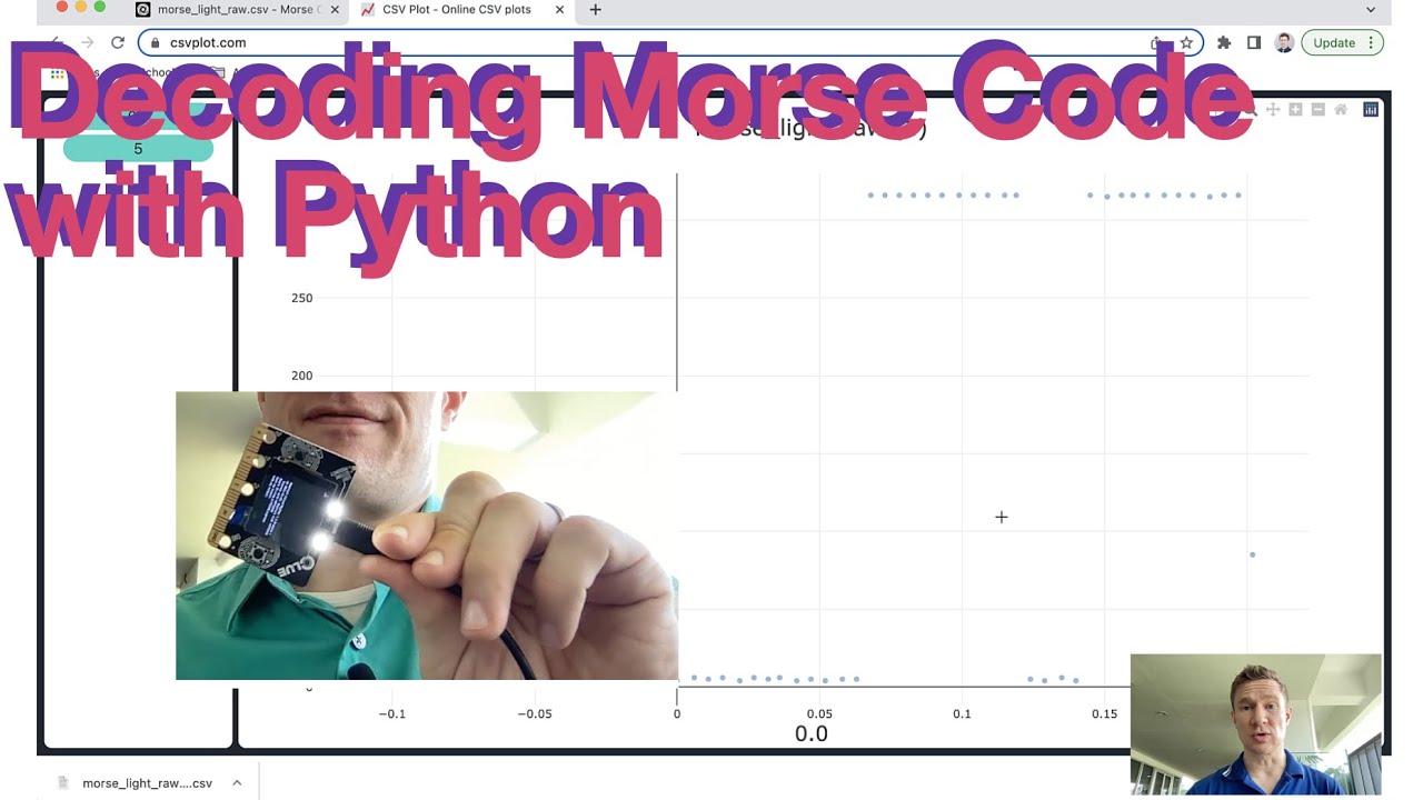 Advancedautomation Morse Code Decoder With Python Youtube