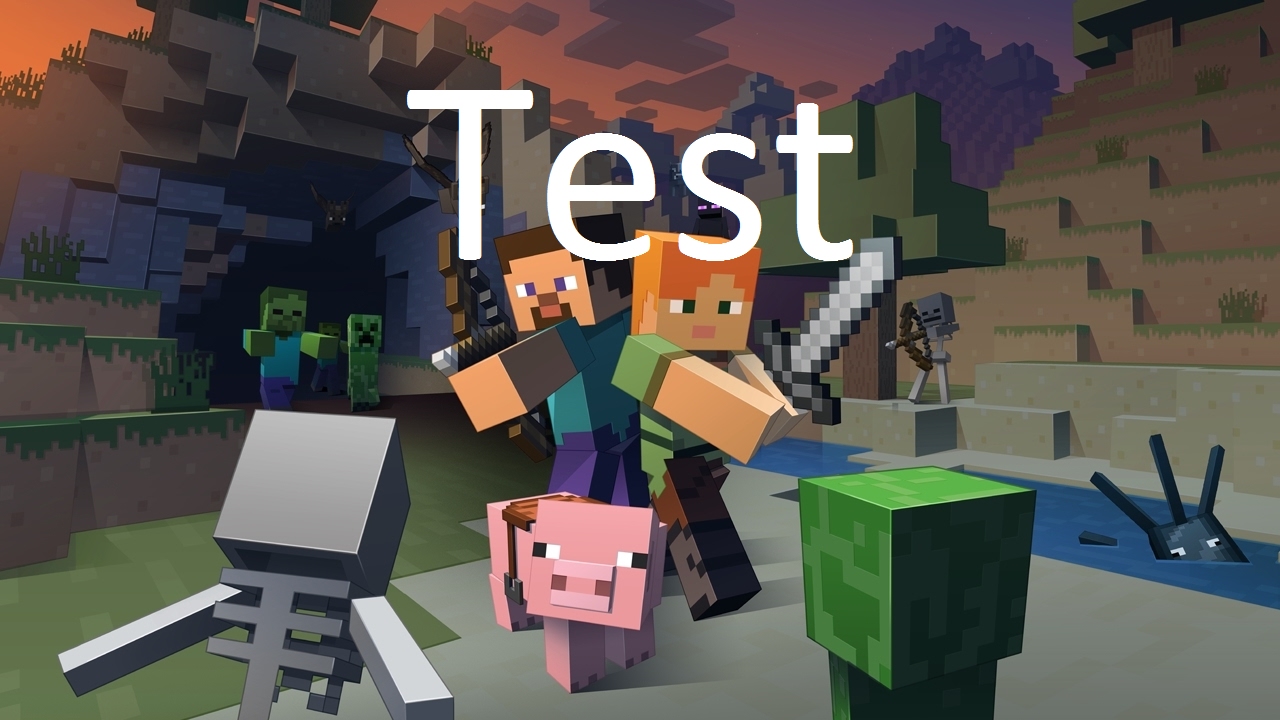 Minecraft Test Youtube