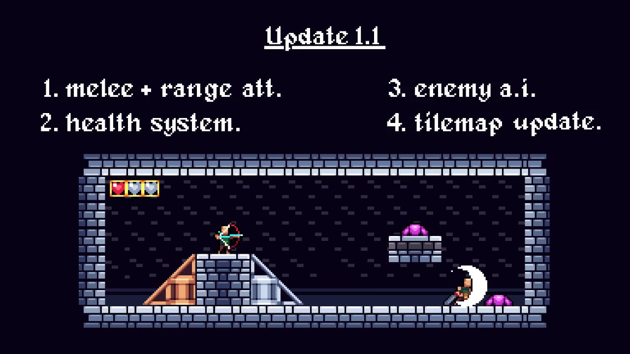 Pixel Platformer Engine V1 1 Release Trailer Youtube