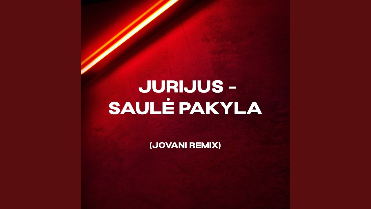 Saule Pakyla Jovani Remix Youtube