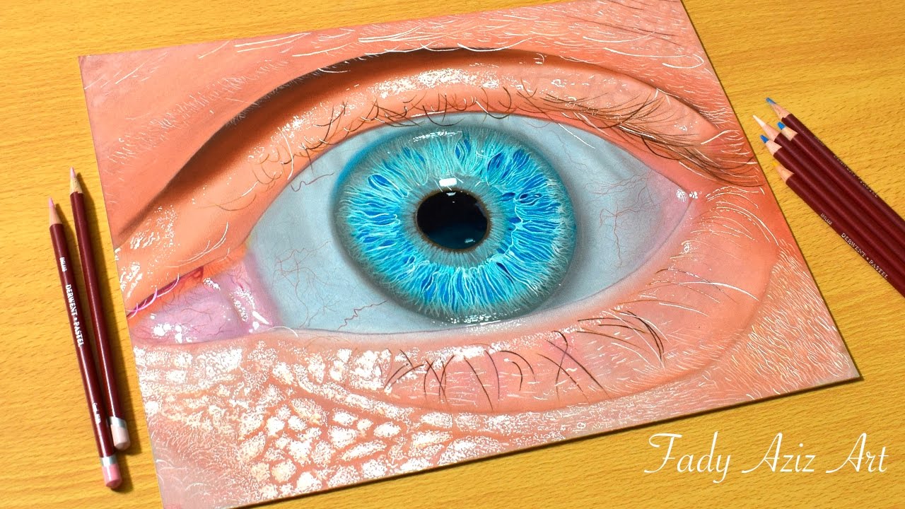 Drawing Tutorial Realistic Eye Youtube
