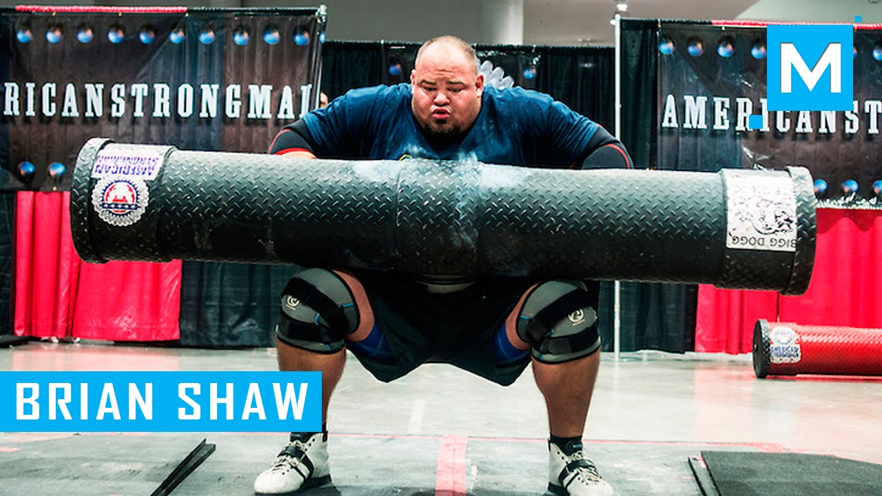 Brian Shaw Strongman Training With World S Strongest Man Muscle