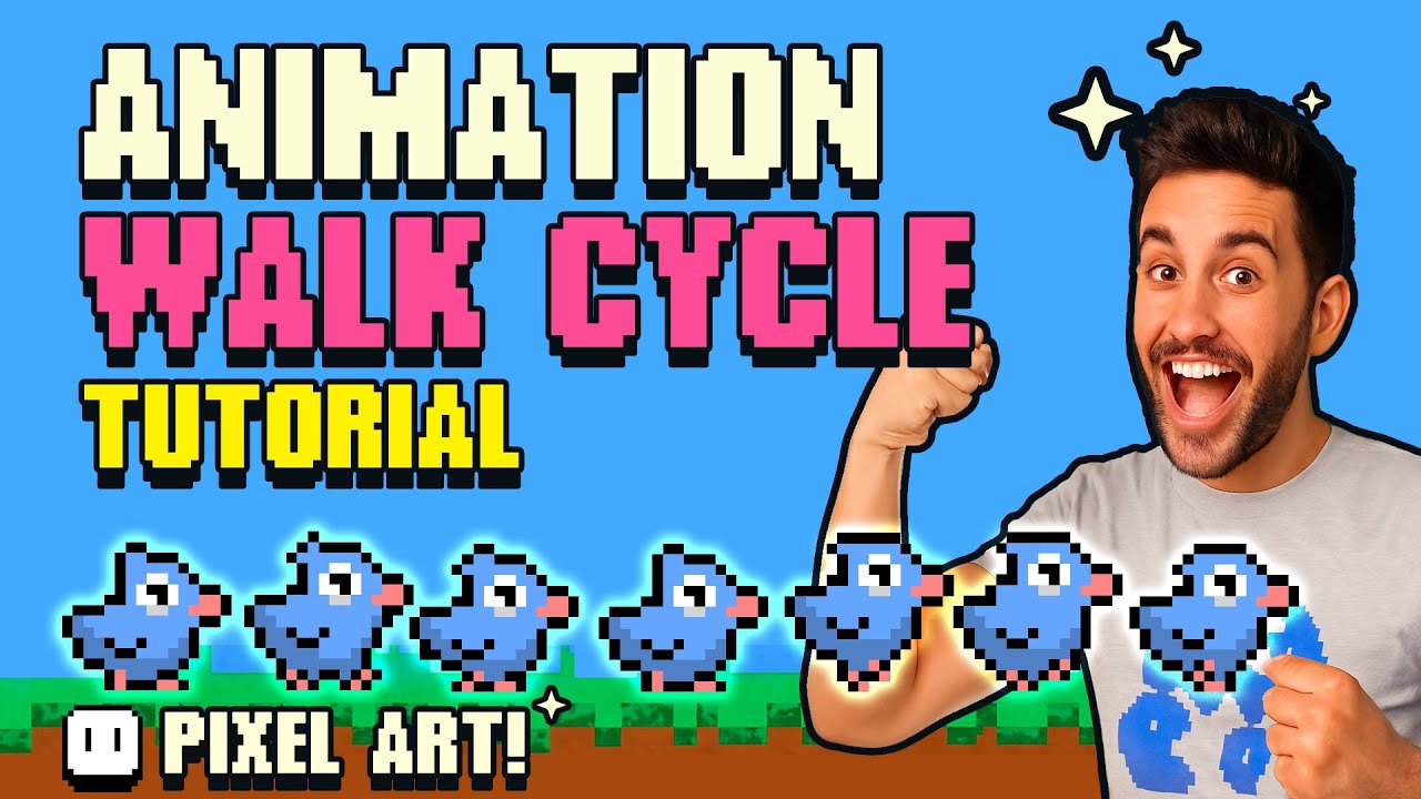 Pixel Art Walk Cycle