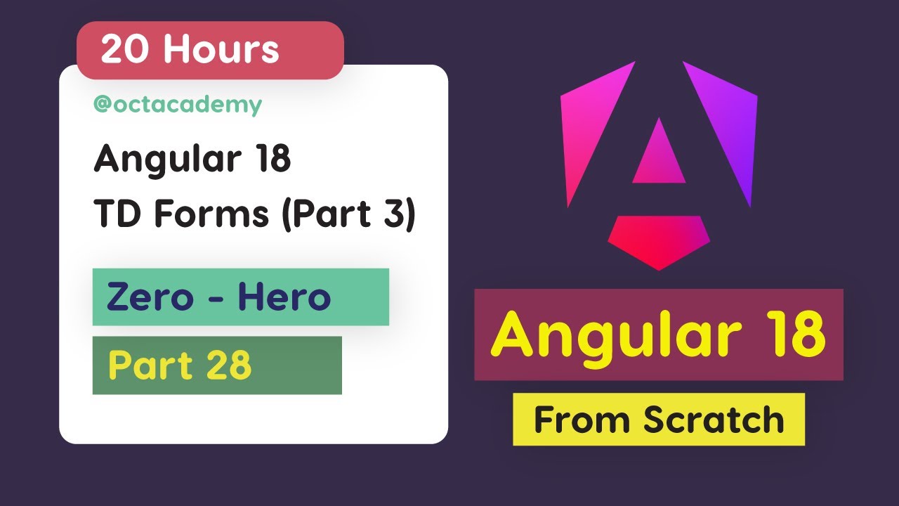 Angular 18 Full Course Part 28 Template Driven Forms Youtube