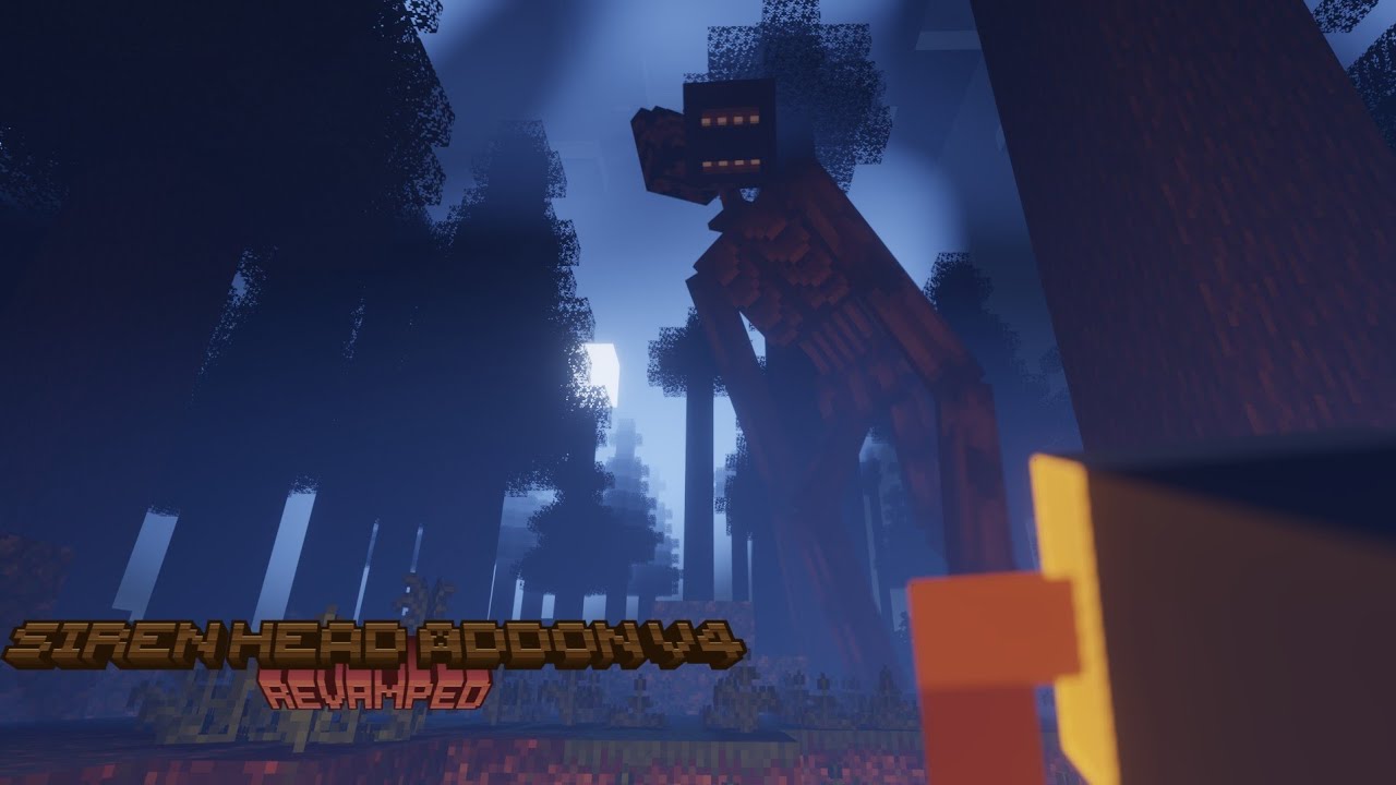Siren Head Addon V4 Revamped Made By Bendythedemon18 Minecraft Youtube
