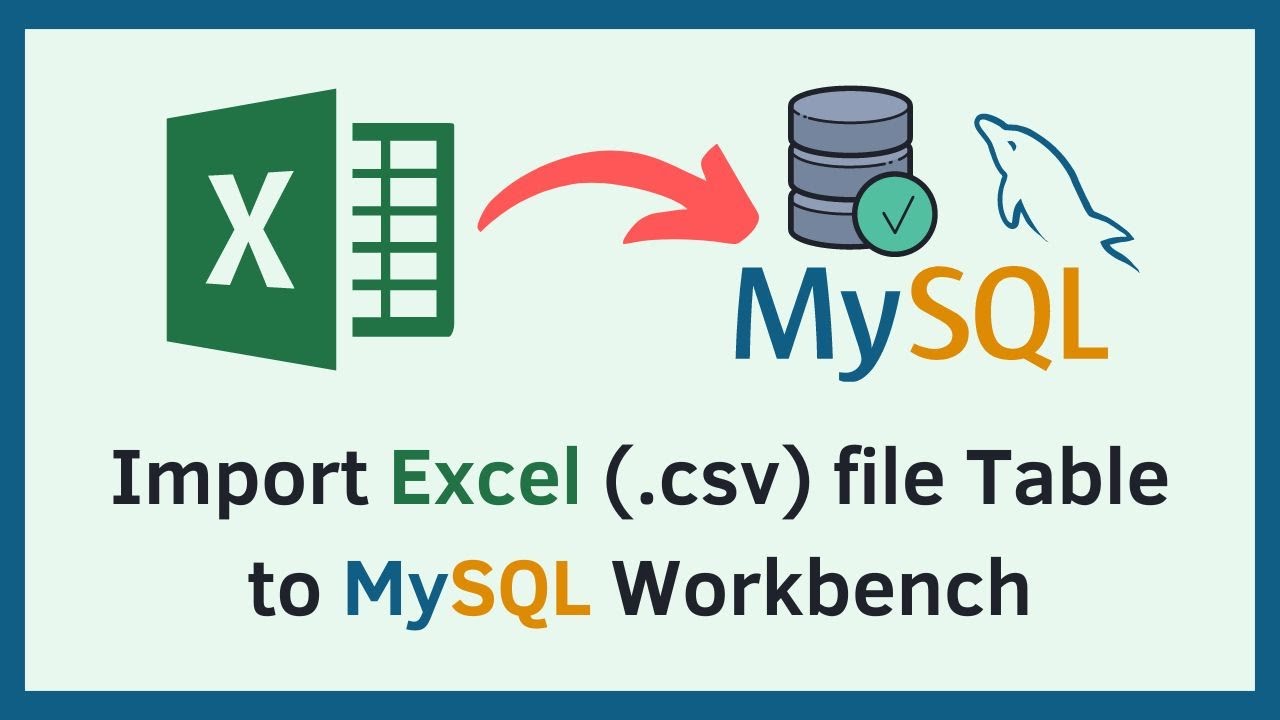 How To Import Excel Csv File Into Mysql Dibujos Cute Para Imprimir