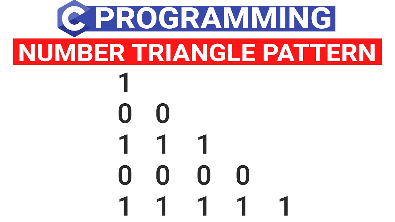 Trick For Triangle Pattern In C C Program To Display Triangle Using