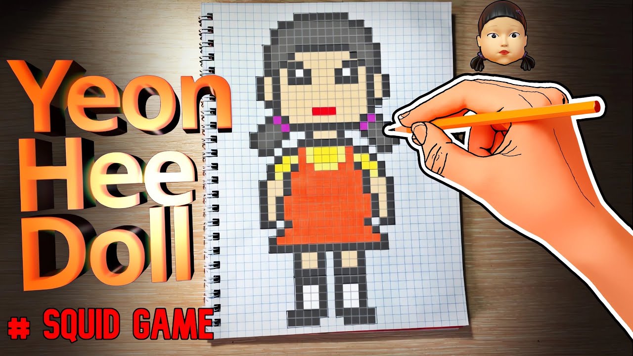 How To Draw Squid Game I Draw To Relaxing Music Youtube