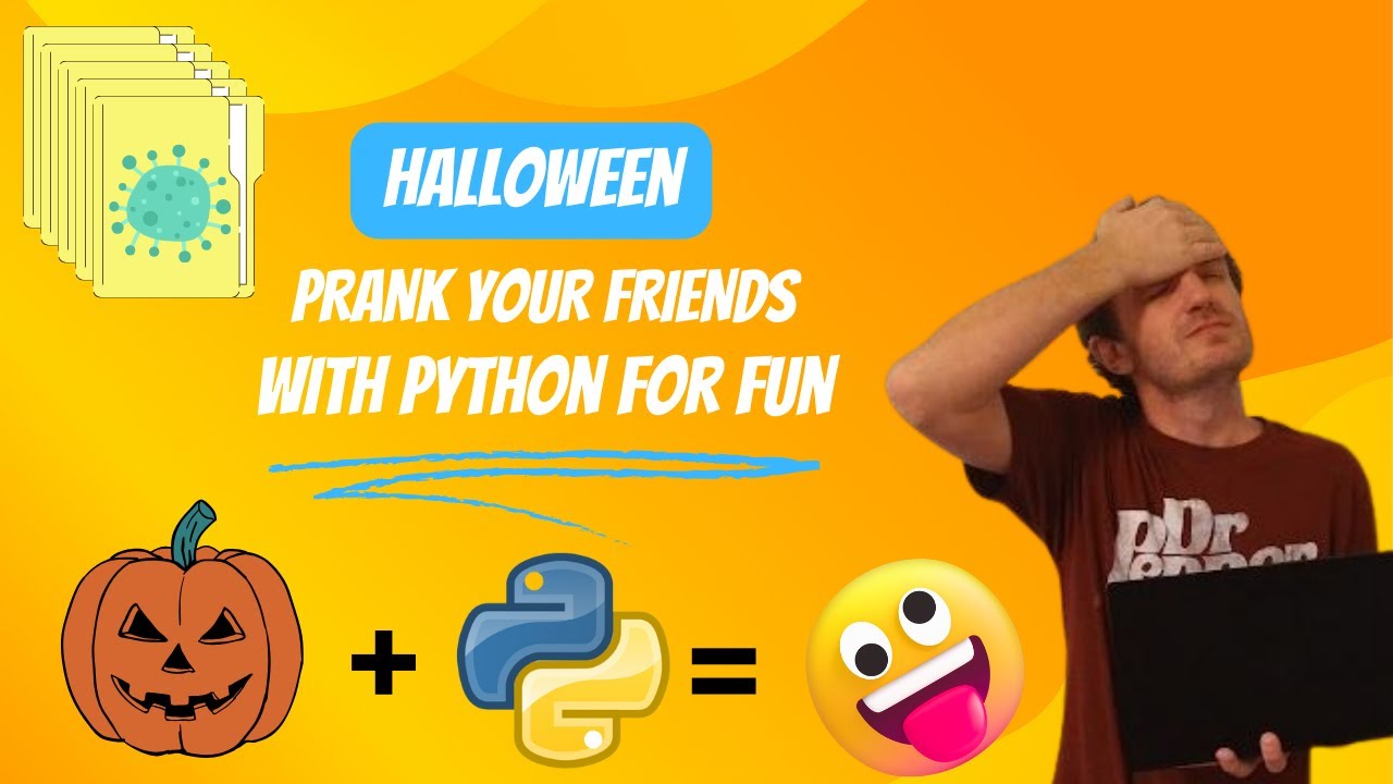 Python Halloween Prank Make Them Think They Have A Virus Youtube