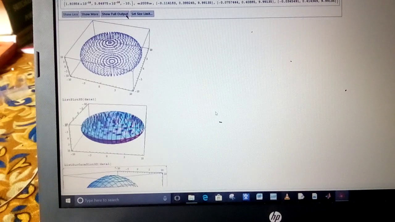 Mathematica List Plot Function With Sphere Youtube