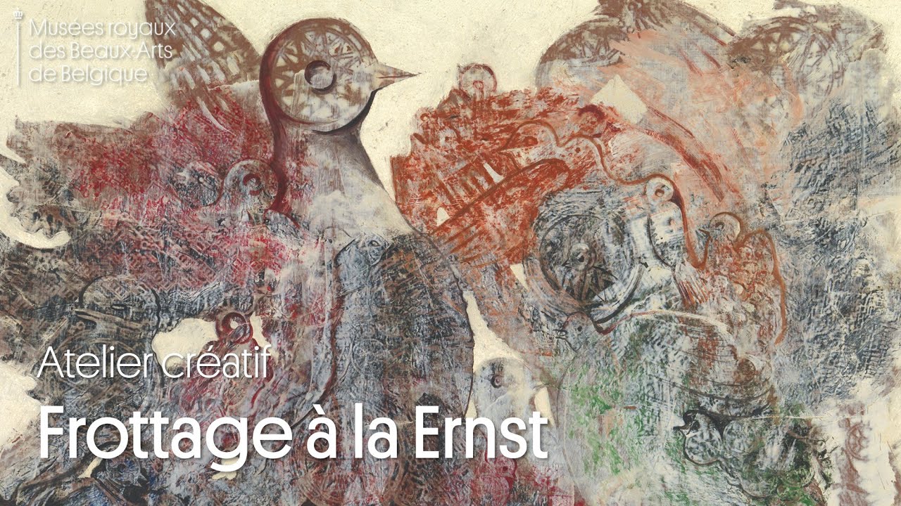 Frottage à La Ernst Atelier Créatif Fine Arts At Home Youtube