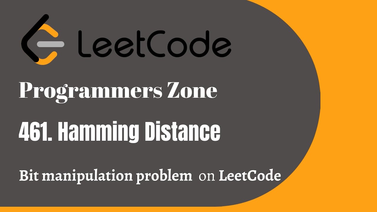 461 Hamming Distance Leetcode Two Integers In Which The Corresponding