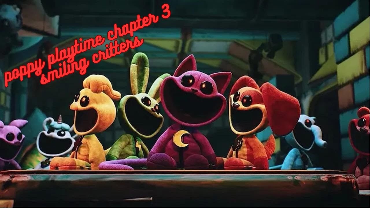 Smiling Critters Poppy Playtime Chapter 3 Rg Youtube